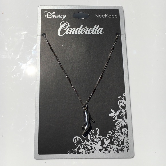 Disney | Jewelry | Disney Cinderella Glass Slipper Necklace | Poshmark